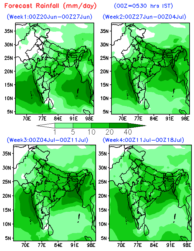 Extended Range Forecast, IMD – Monsoon OnLine
